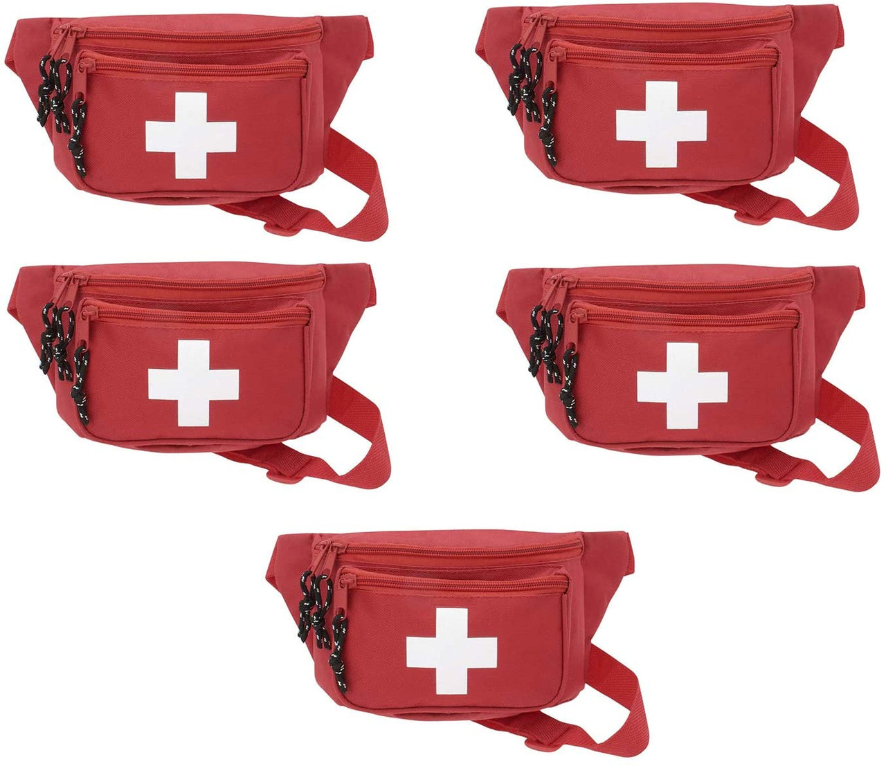 Red Lifeguard Fanny Pack - 3 Pocket First Aid Hip Bag | ASA Techmed ...
