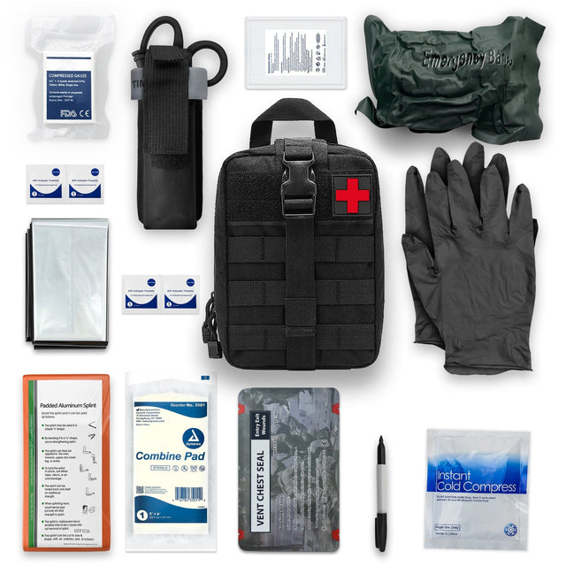 Emergency Trauma Kit with Ice Pack - Tourniquet & Splint | ASA Techmed ...