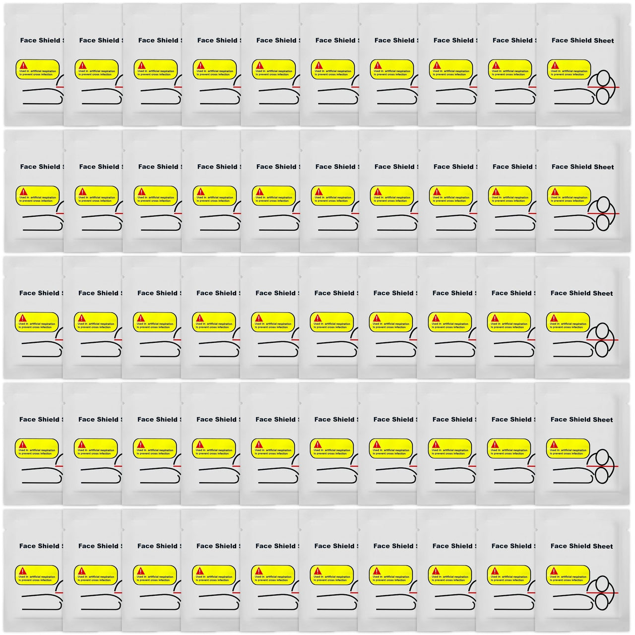 First Aid CPR Face Shield Fits Adults, Children and Infant|ASA TECHMED