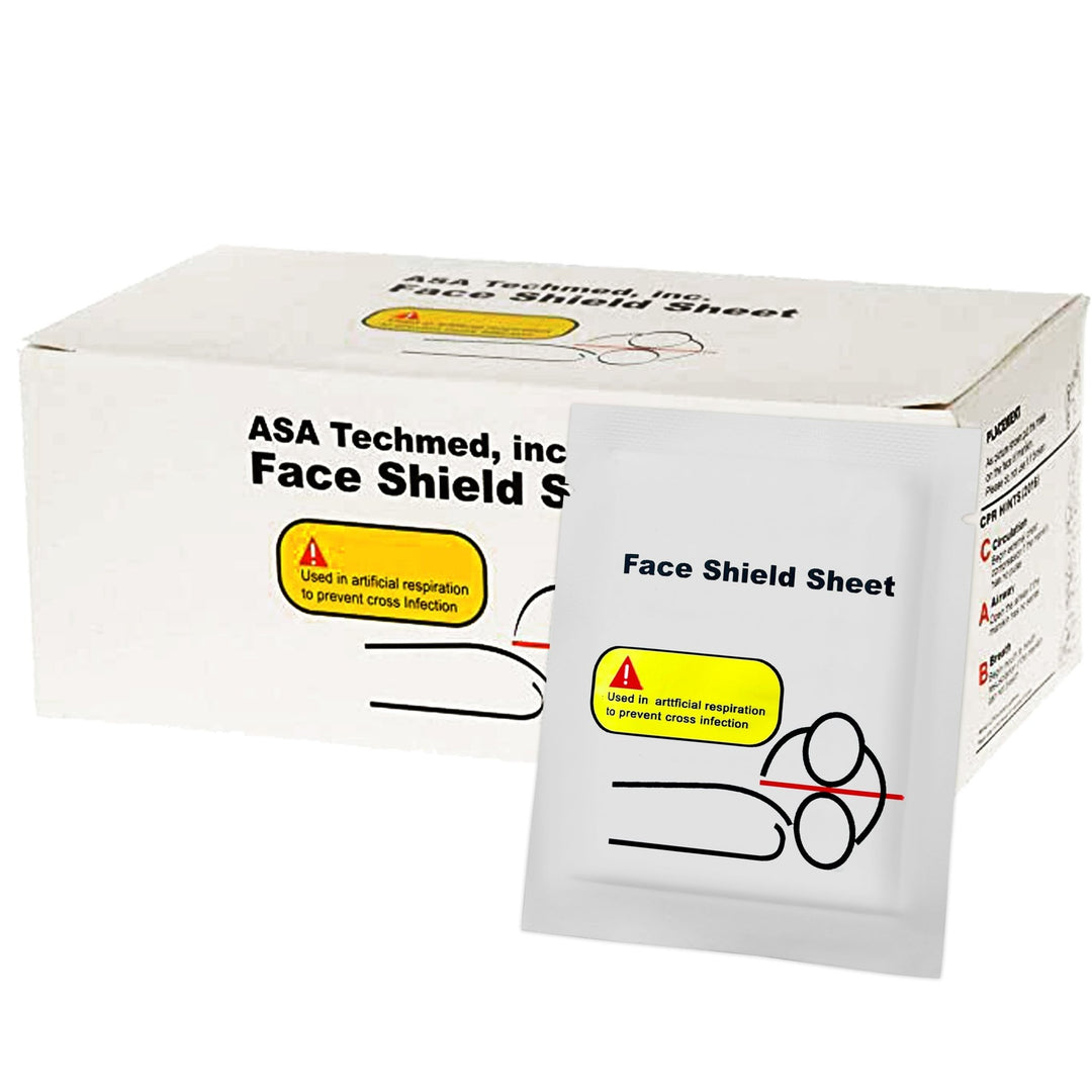 ASA TECHMED First Aid CPR Face Shield Fits Adults, Children and Infant