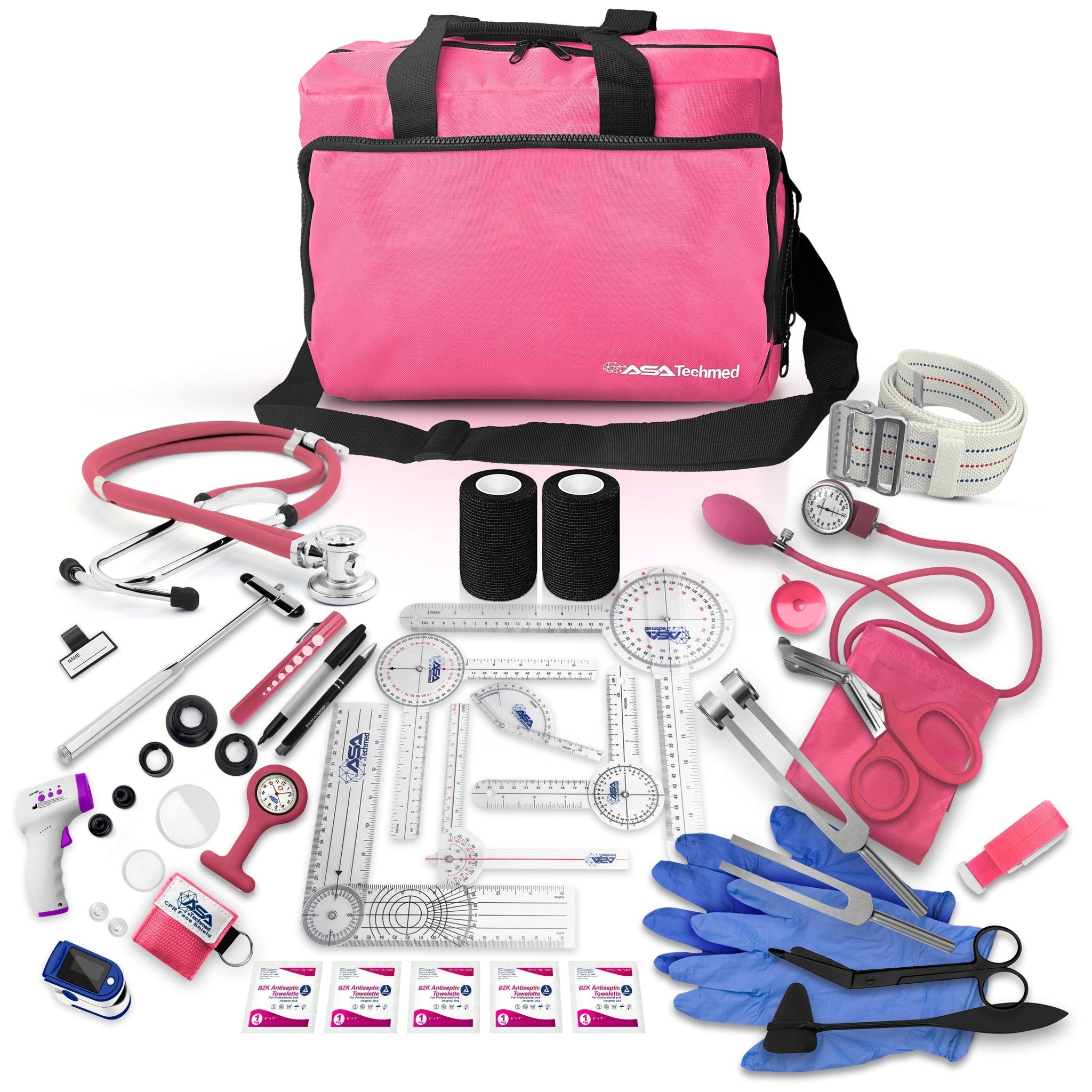 Physical Therapy Home Health Aide Kit with Home Multi Compartment Bag ...