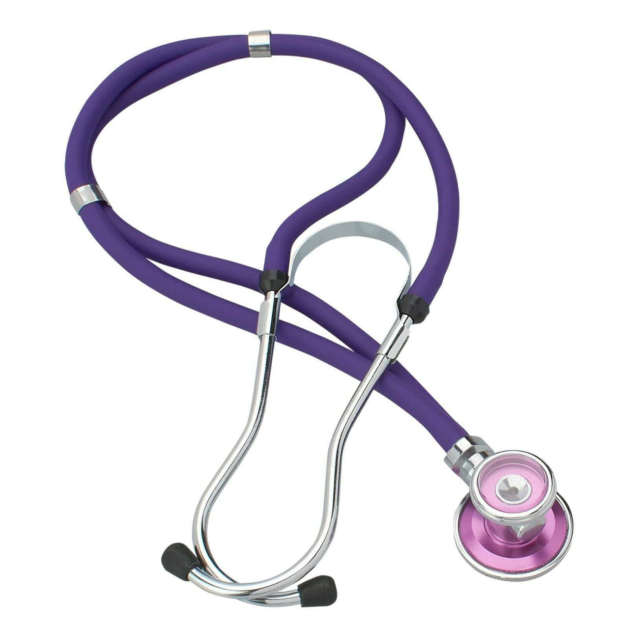 Professional Dual Head Sprague Stethoscope Stainless Steel (Purple ...