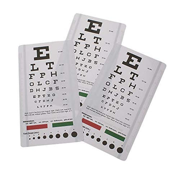 Snellen Pocket Eye Chart with Red & Green Lines – ASA TECHMED